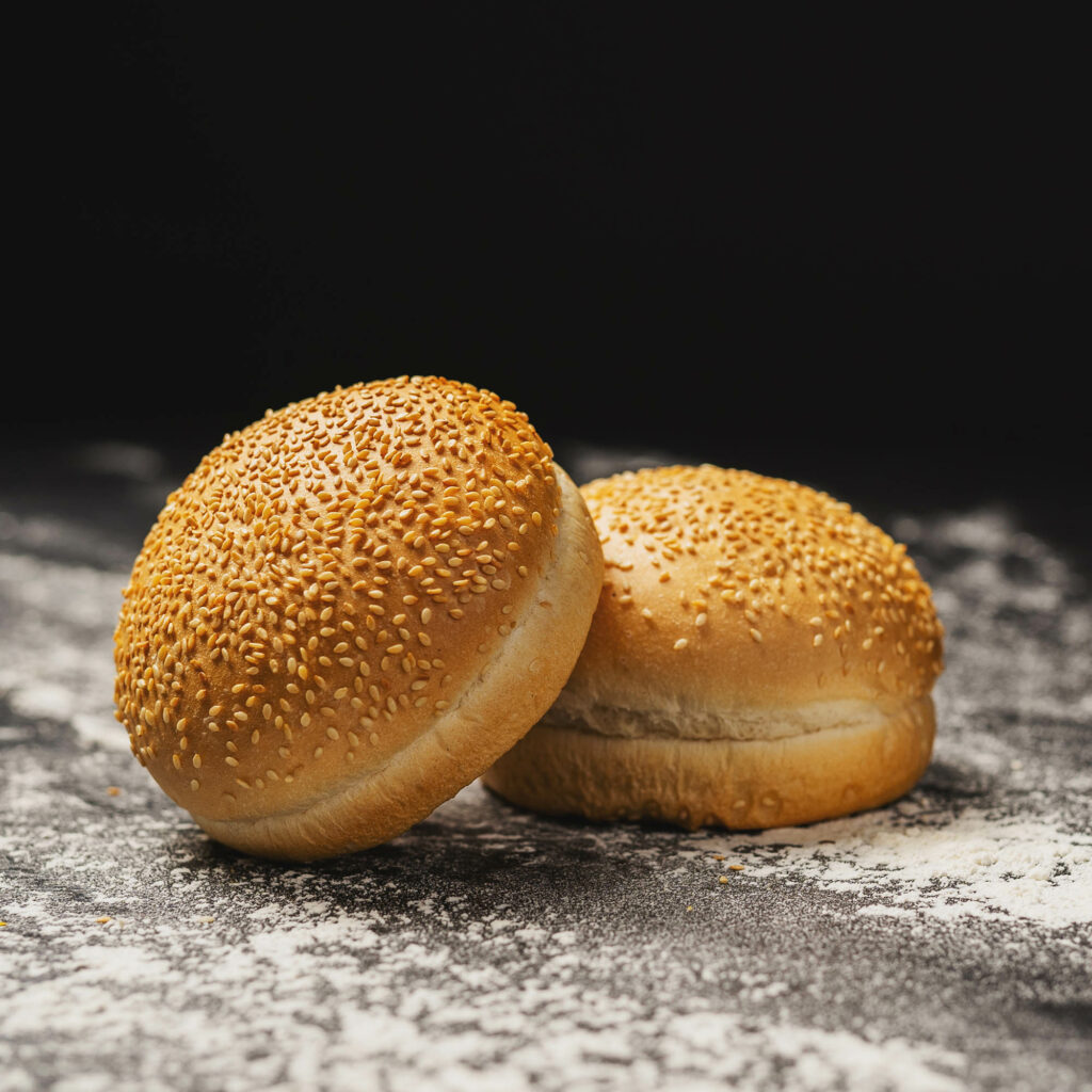 Hamburger Roll White Seeded 110G » Jean-Pierre Wholesale Artisan Bakery ...