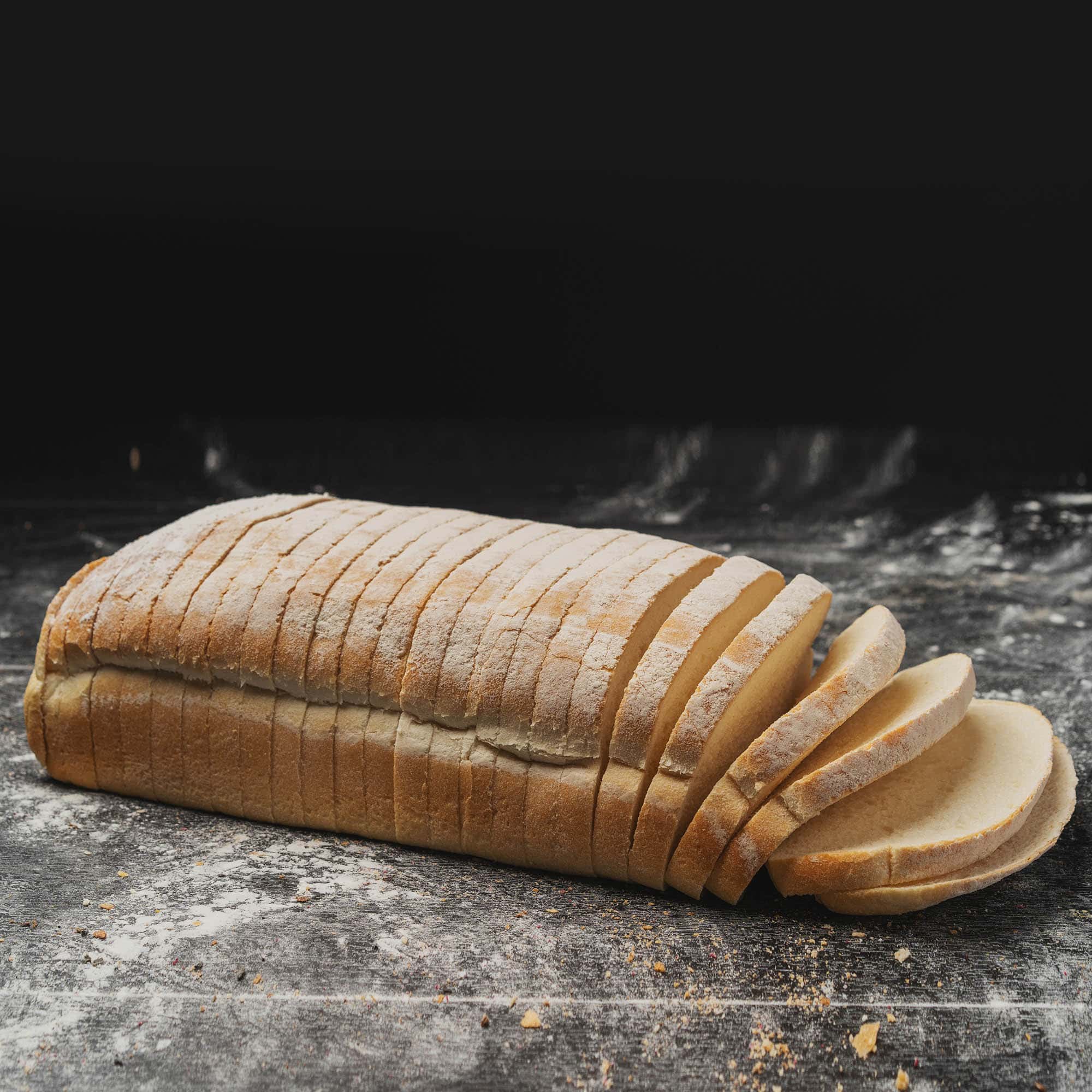 White Rectangle Tin Bread 850G 14mm For Cafes And Food Businesses