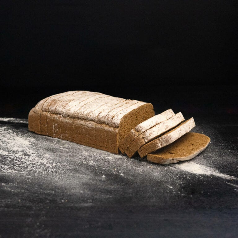 Rectangle Tin Bread Rye 1.3KG 19mm For Cafes And Food Businesses